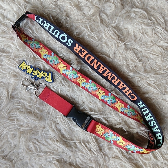 Pokemon | Accessories | Pokemon Lanyard Comicon Necklace Keychain ...